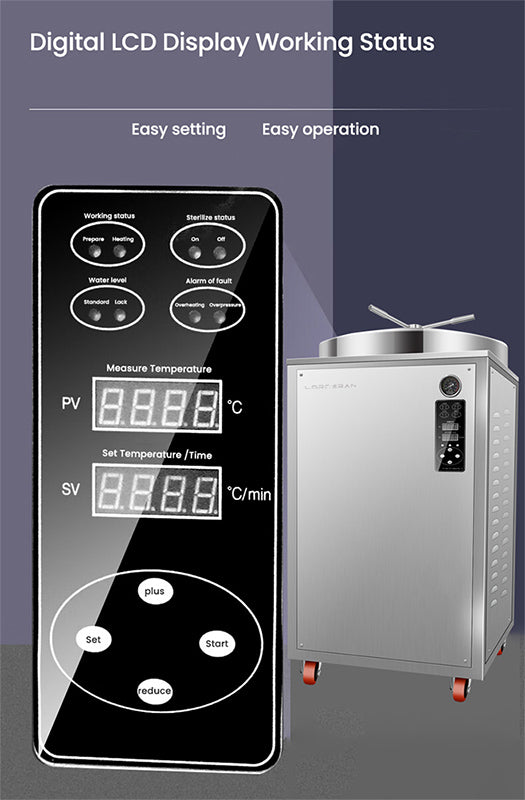 250L Vertical Sterilizer Autoclave – Lorderan
